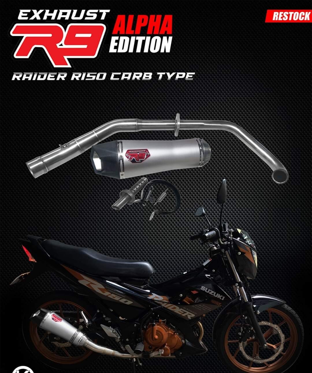 RAIDER 150 R9 POWER PIPE | Lazada PH