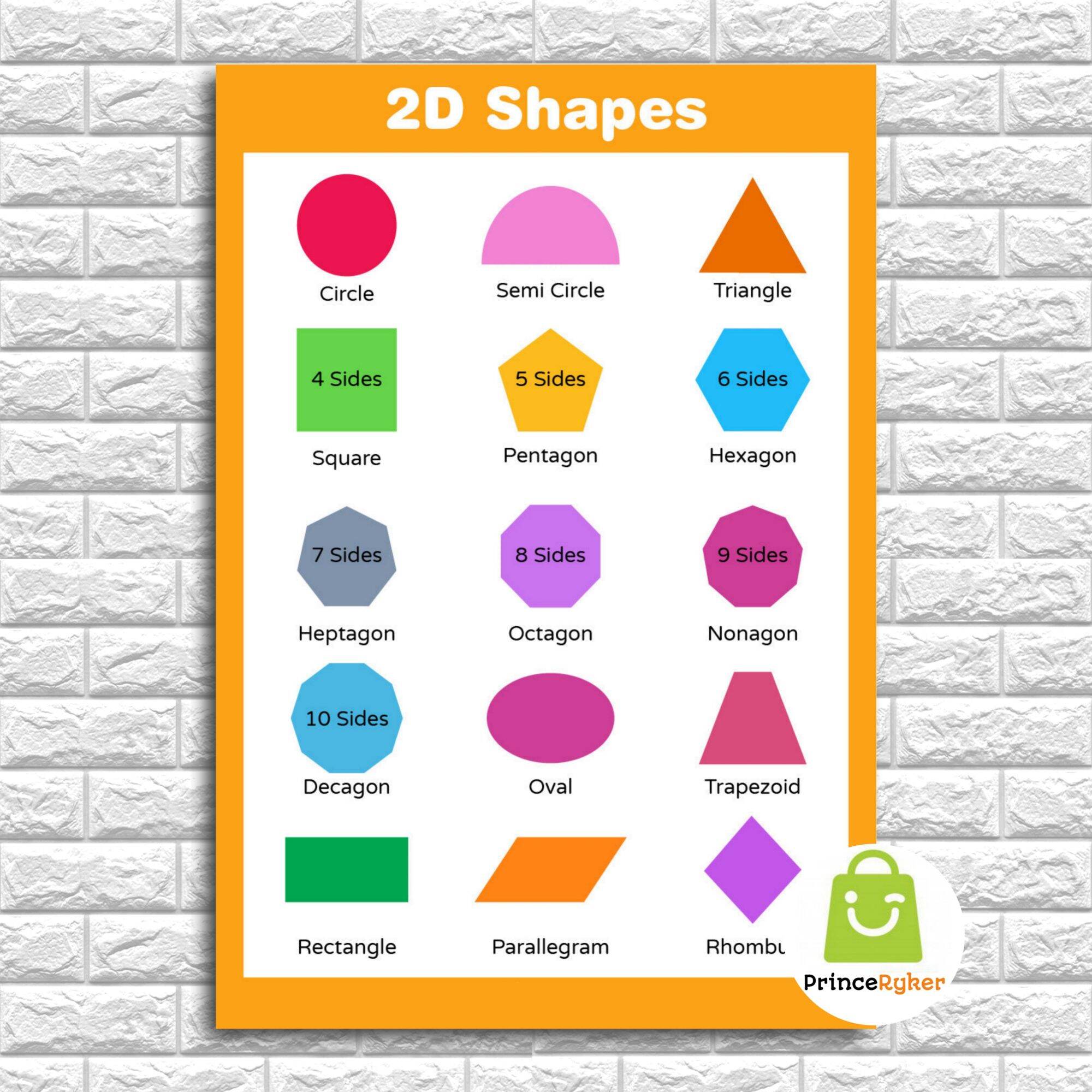Shapes Chart For Kids