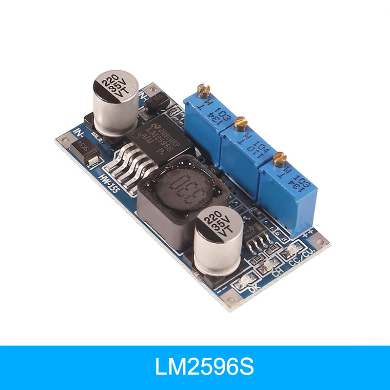 LM2596/LM2596S/LM2596LED/LM2596HVS DC to DC Buck Converter Voltage Regulator DIY Adjustable ...