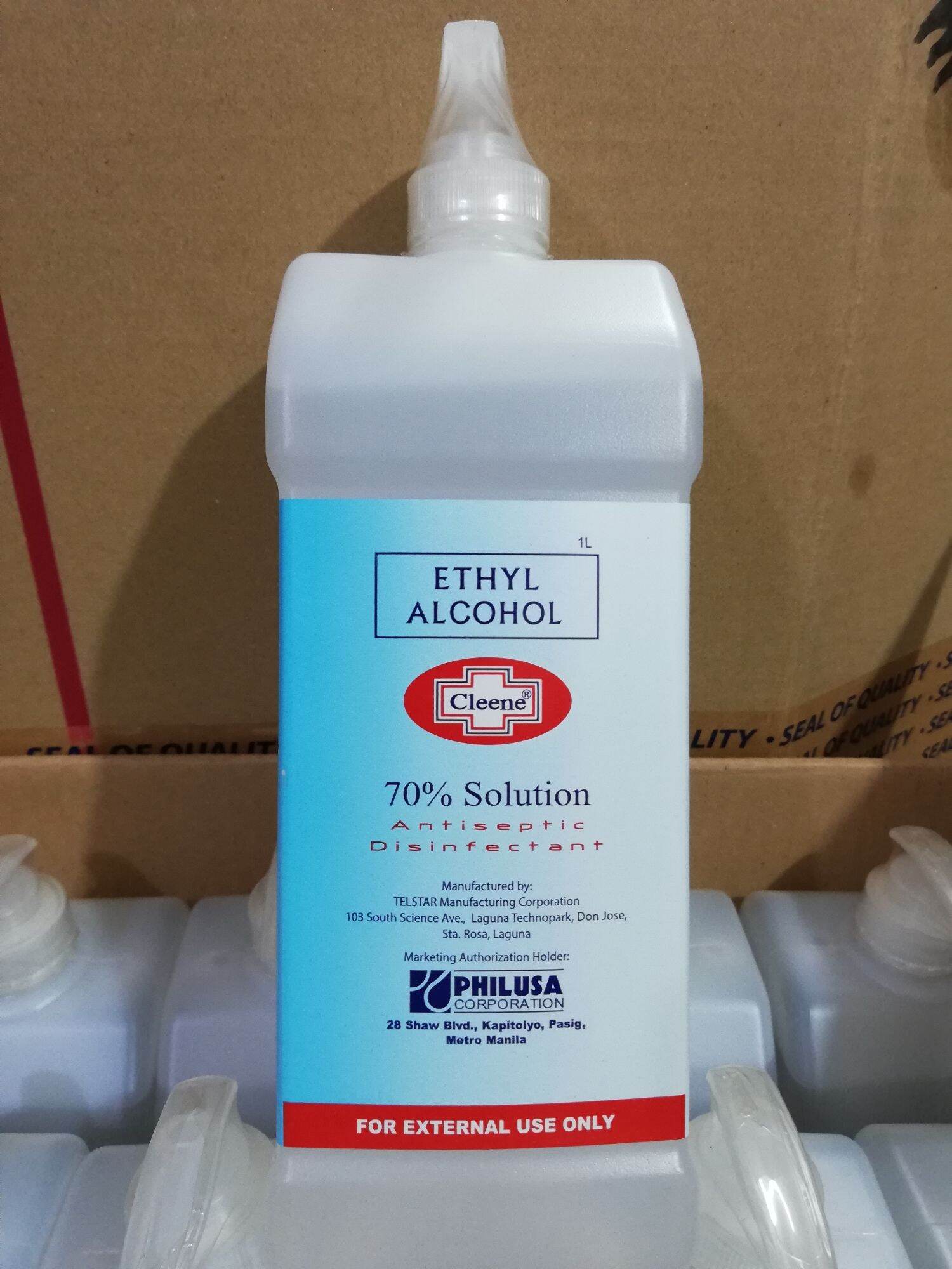 cleene 70% ethyl alcohol 1 liter | Lazada PH
