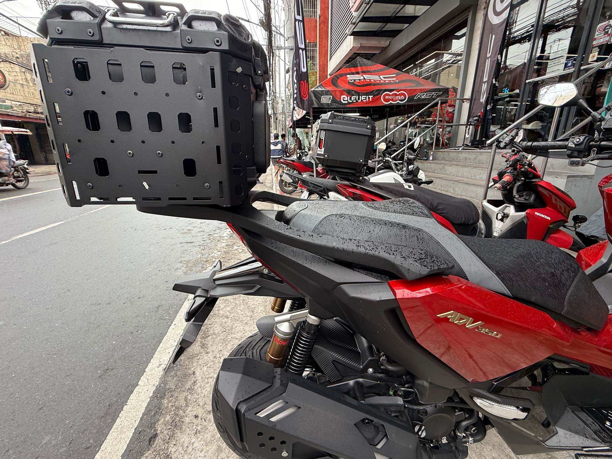 SEC METAL GEAR Q3 & SEC SEAGULL ADV 350 SEC TOP BOX BRACKET | Lazada PH