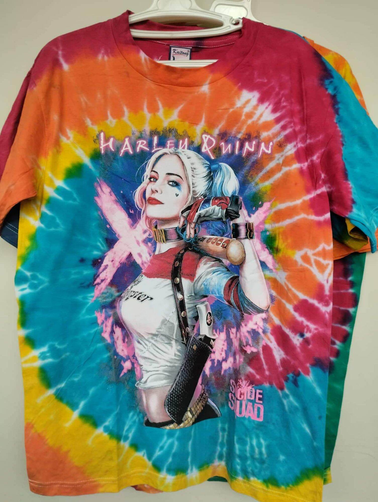 08032022 Sexy Harley Quinn Rainbow Spiral Tie Dye Lazada Ph