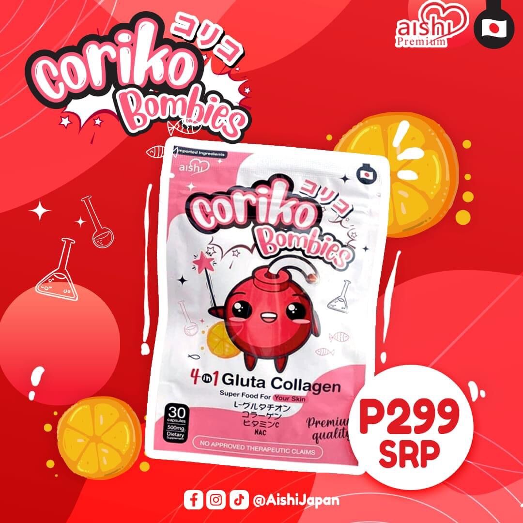 Coriko Bombies 4in Gluta Collagen by Aishi Japan Ayyang Lopez | Lazada PH