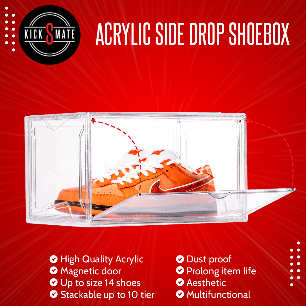 Kicksmate Acrylic Shoebox Side Drop MS-02 | Lazada PH