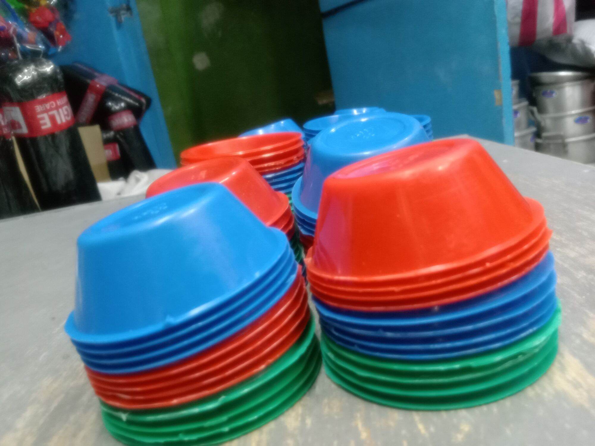 PUTO CUPS 12PCS PER PACK, PLASTIC COLORED (Large) | Lazada PH
