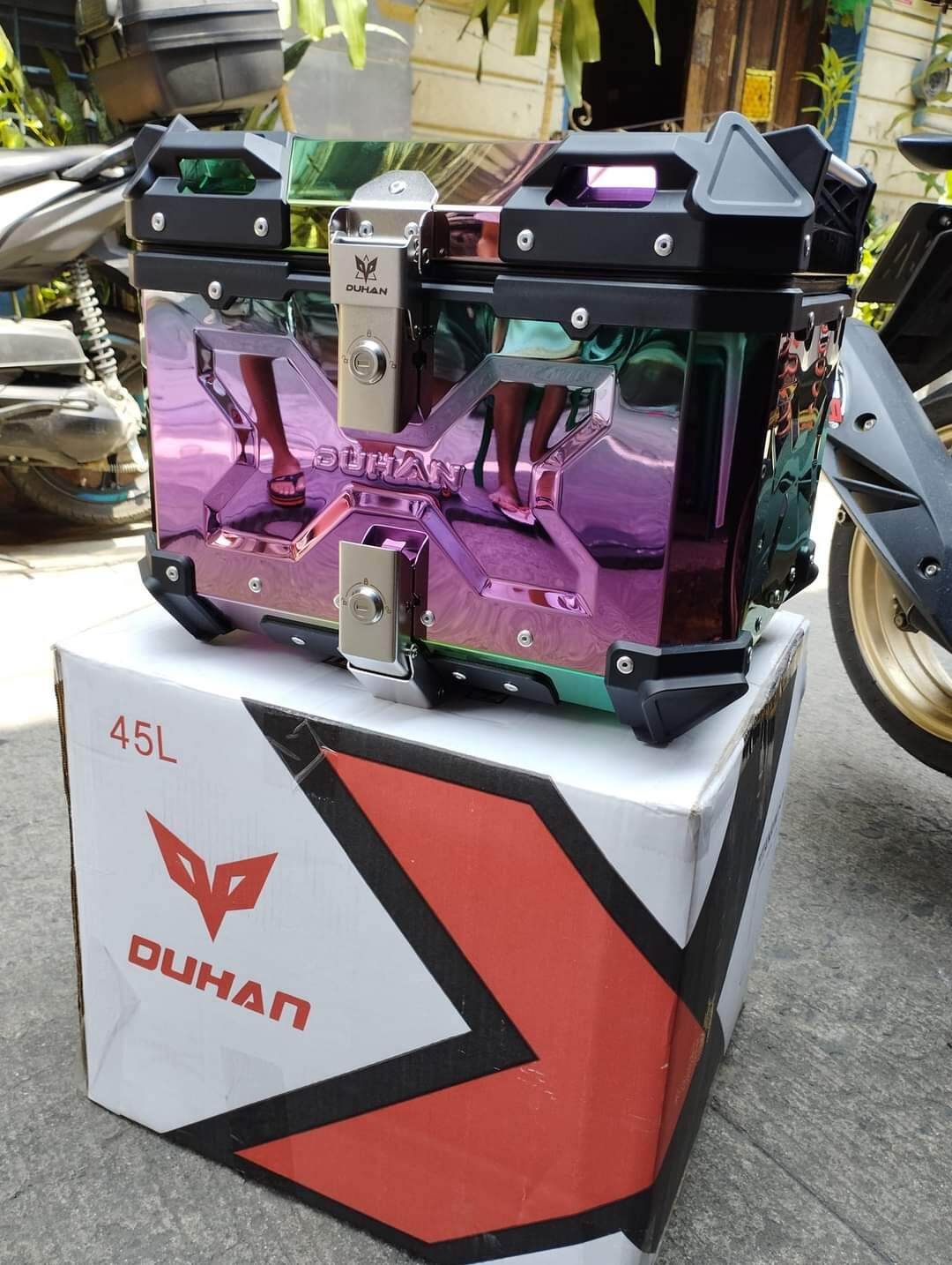 duhan 45 liters alloy topbox 3x design | Lazada PH