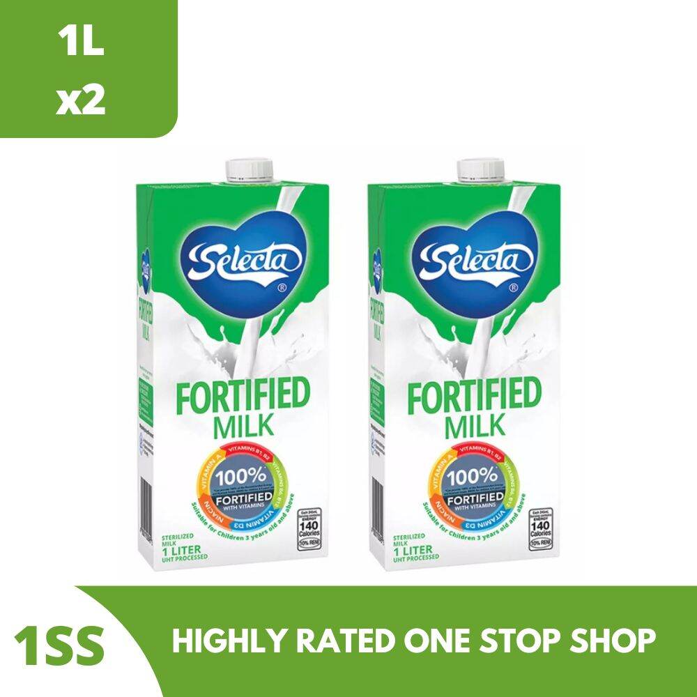 Selecta Fortified Milk, 1Liter Set of 2 | Lazada PH