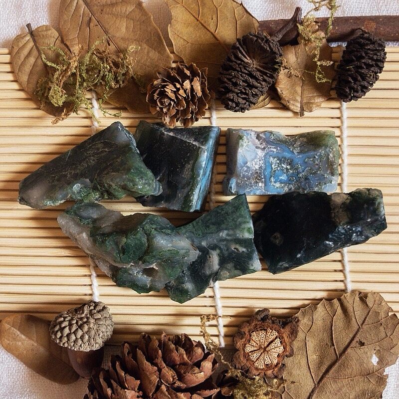 moss agate raw | transformation, creativity, balance | crystals ...