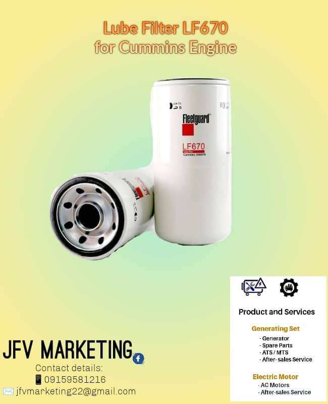 LF670 Fleetguard Oil filter cummins | Lazada PH