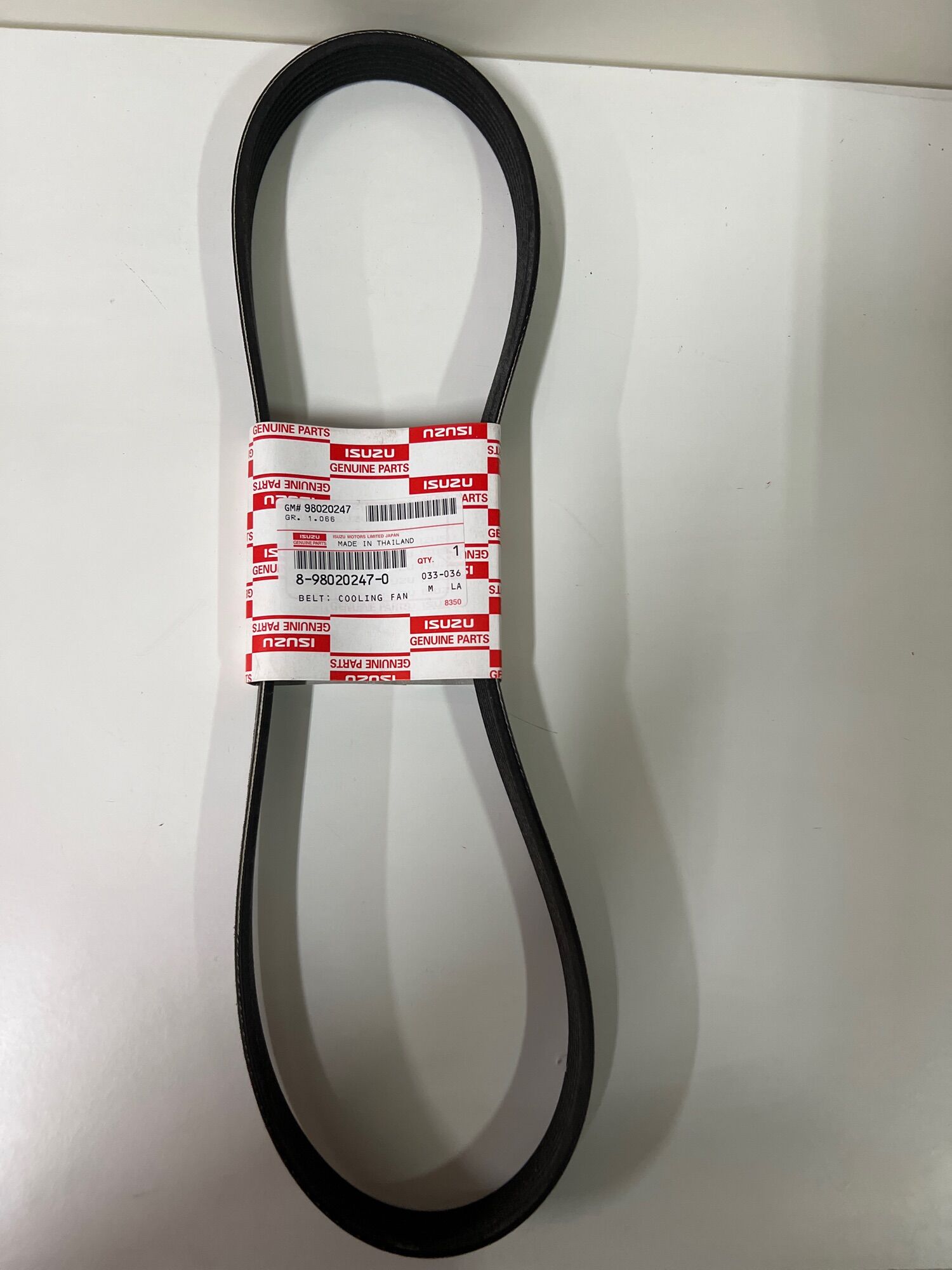 Genuine Isuzu Engine Fan Belt For Isuzu DMAX RT50 (2014 Up) MUX Made in ...