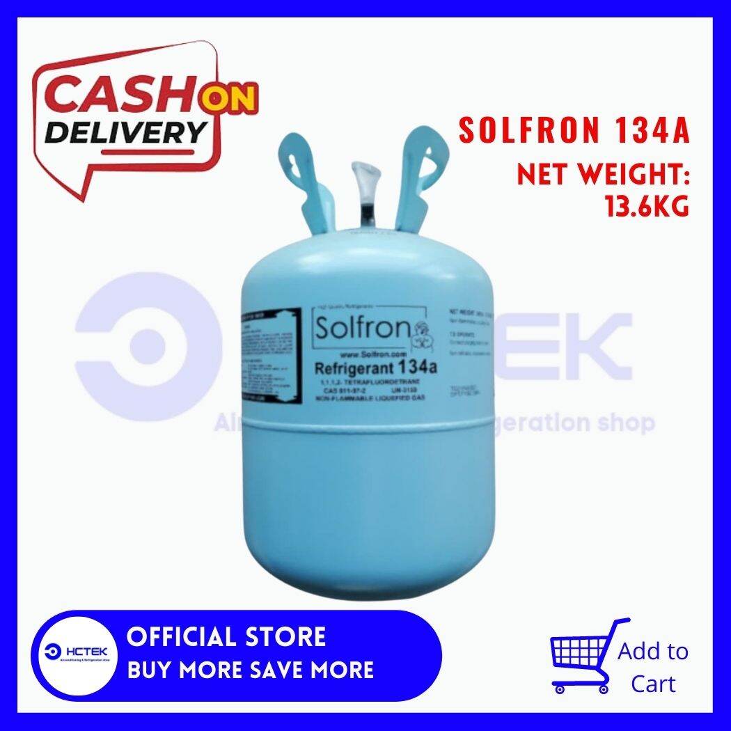 HCTEK : Solfron 134A Refrigerant Freon Brand New | Lazada PH