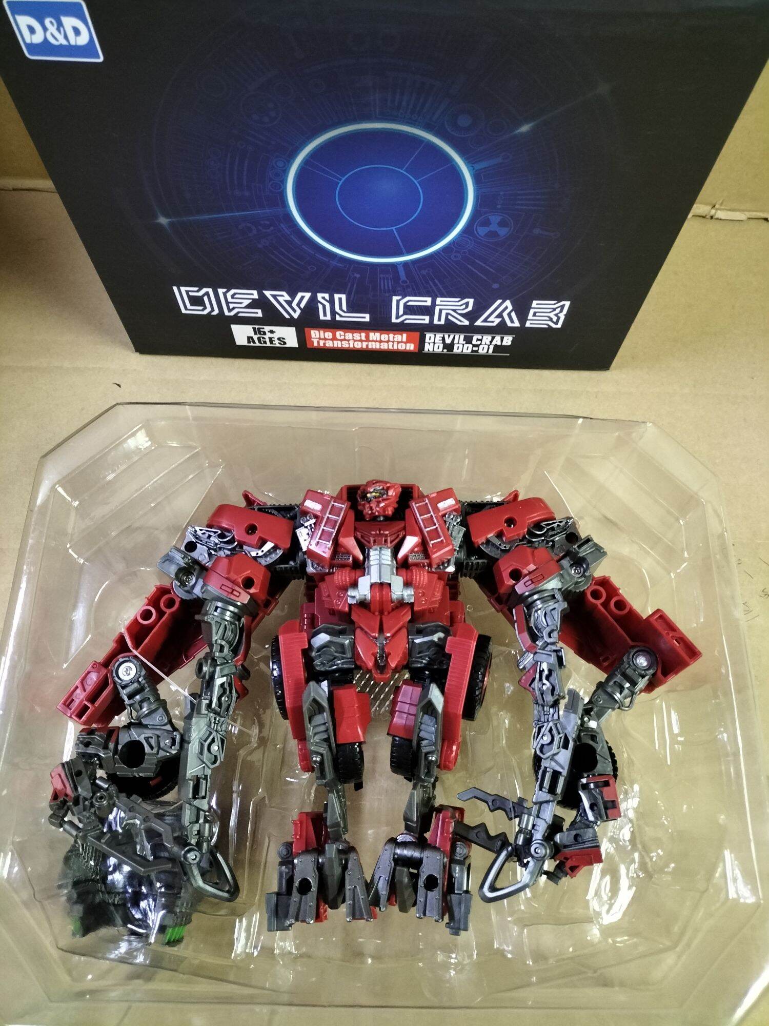 Aoyi Mech DD01 Devil Crab Overload devastator Transformable robot toys | Lazada PH