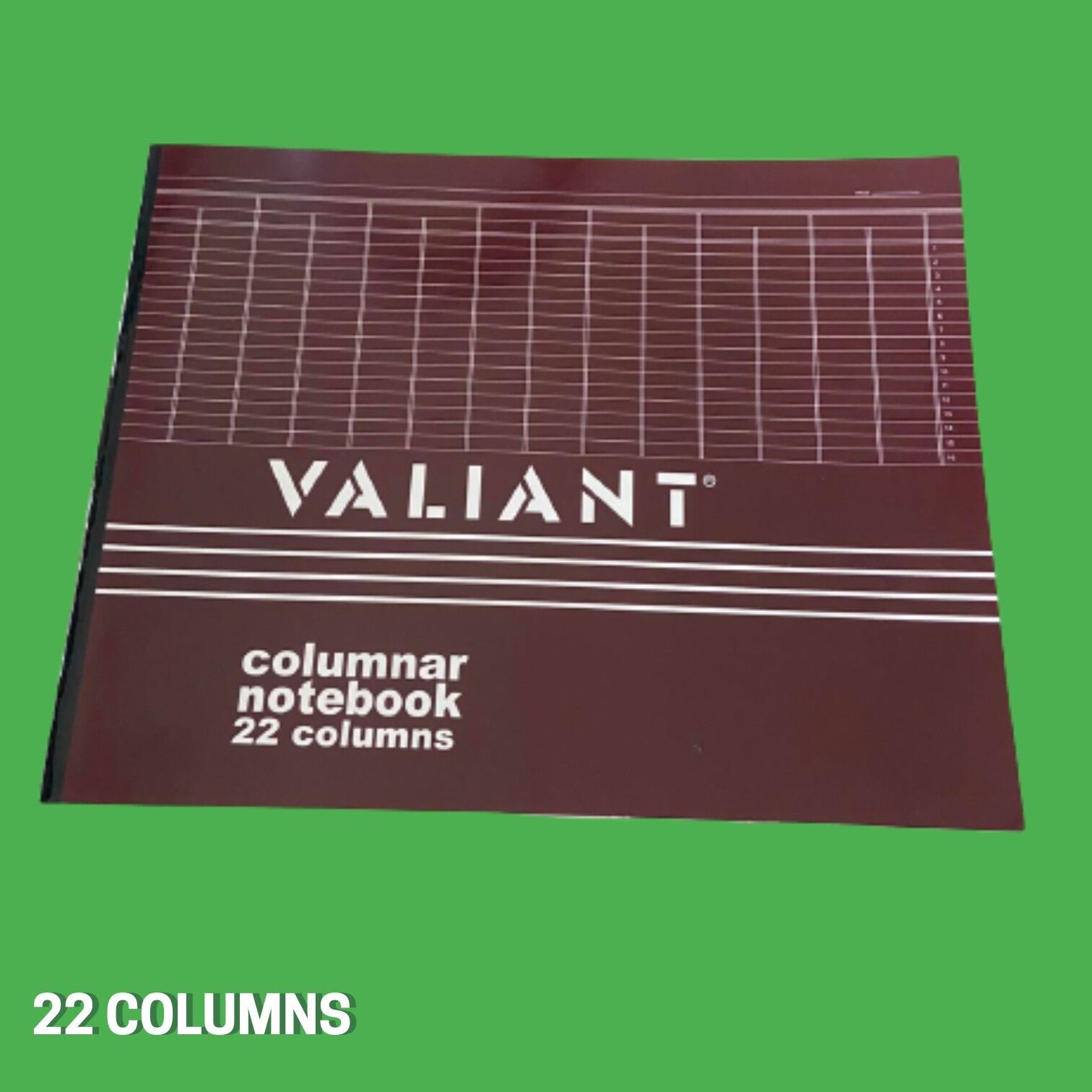 Valiant Columnar Notebook Coated #22 , #24 X sold per Pc | Lazada PH