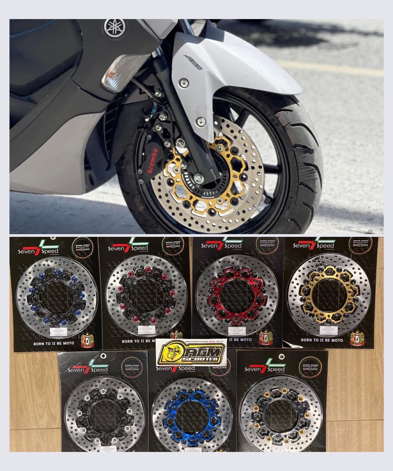 7speed 267mm Big Disc Rotor For NMAX/AEROX | Lazada PH