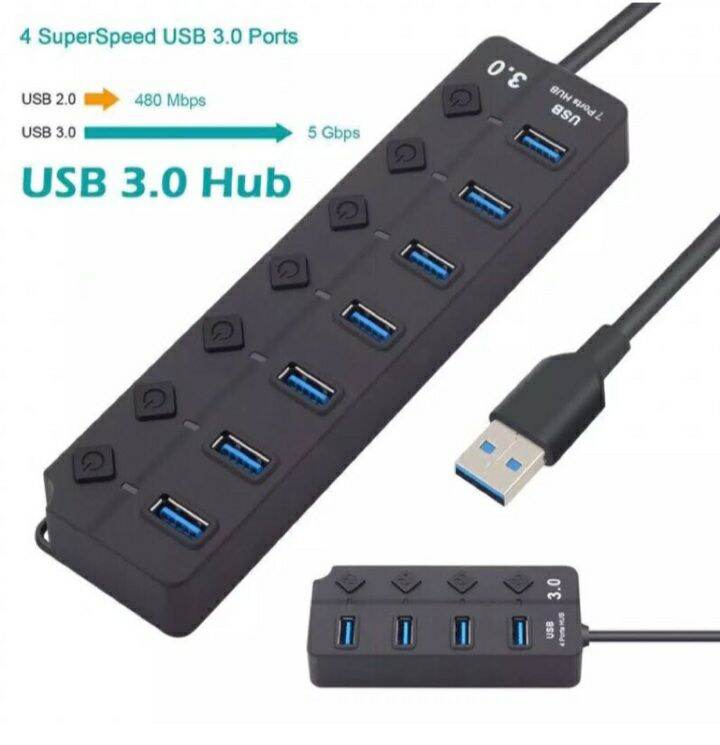 7-Port USB 3.0 Data Hub | Lazada PH