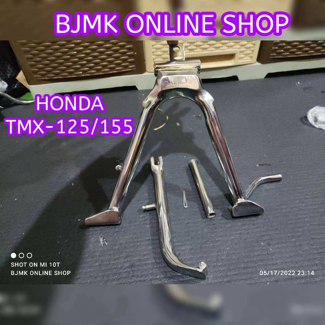 STAINLESS CENTER STAND SIDE STAND WITH EHE (TMX 125/155) | Lazada PH