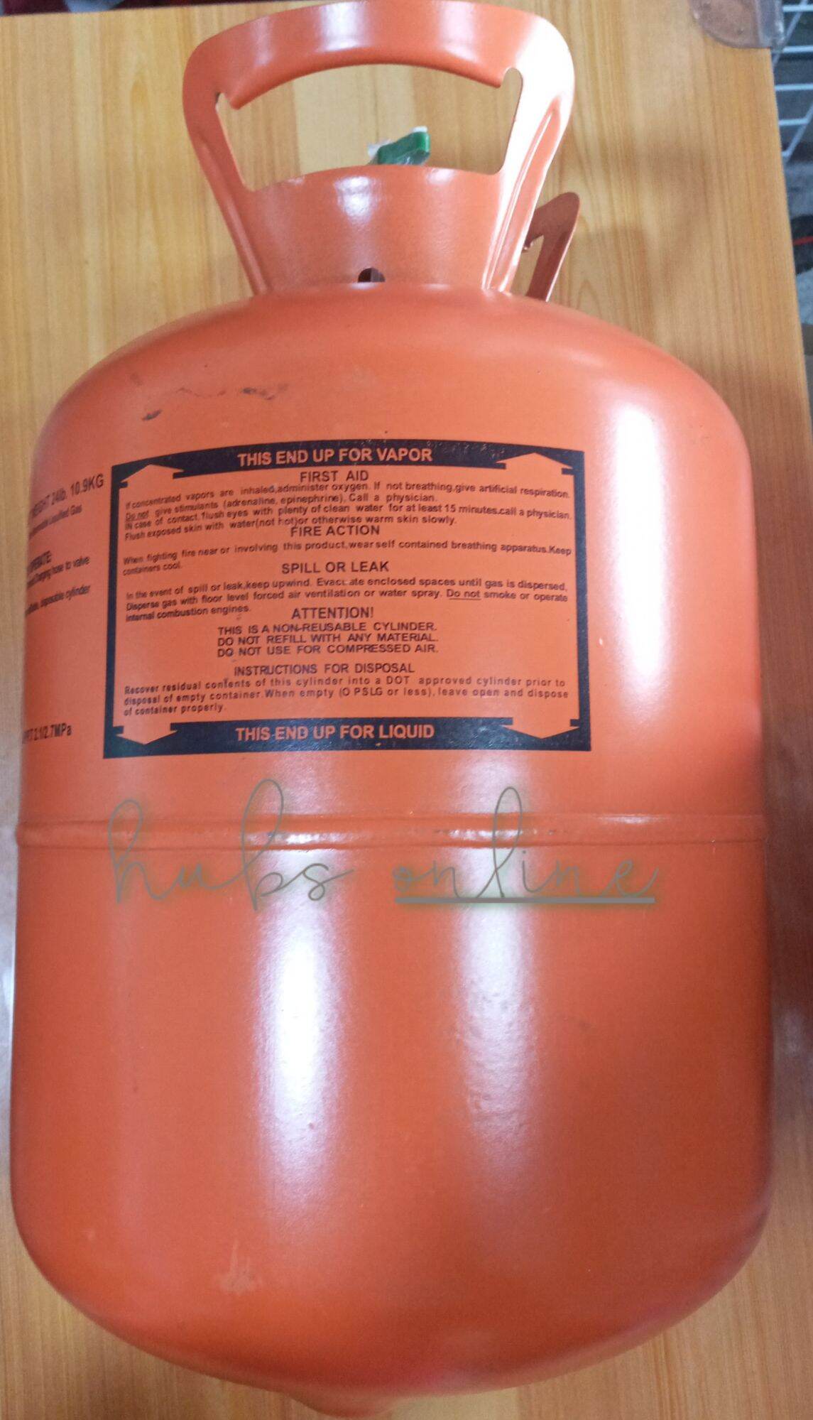 Empty 13.6kg Refrigerant Tank Use Only Once. | Lazada PH