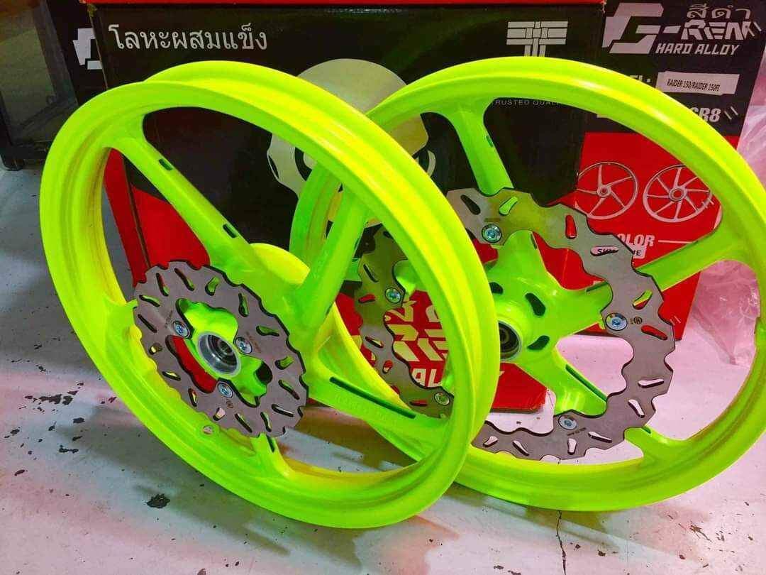 G-REN THAILAND MAGS 5 SPOKES RAIDER150 FI AND CARBURETOR TYPE 1.6*17/1 ...