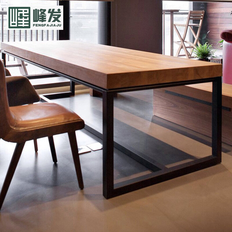 Solid Wood Computer Table Conference Table Long Table Library Desk ...