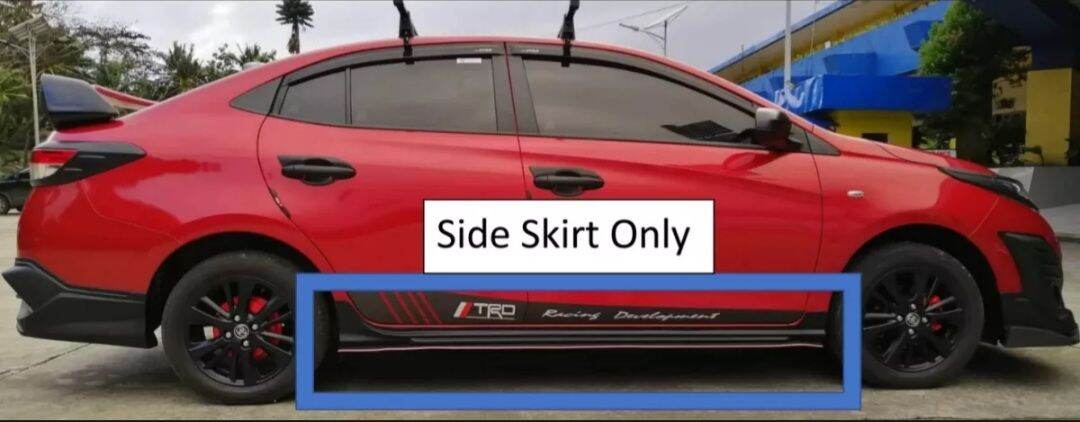Side Skirt Vios 2019 - 2023 (Fiberglass) | Lazada PH
