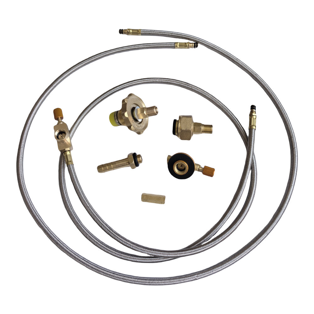 100cm/39.3in Outdoor Gas Stove Extend Tube Adapter Camping Gas Tank ...