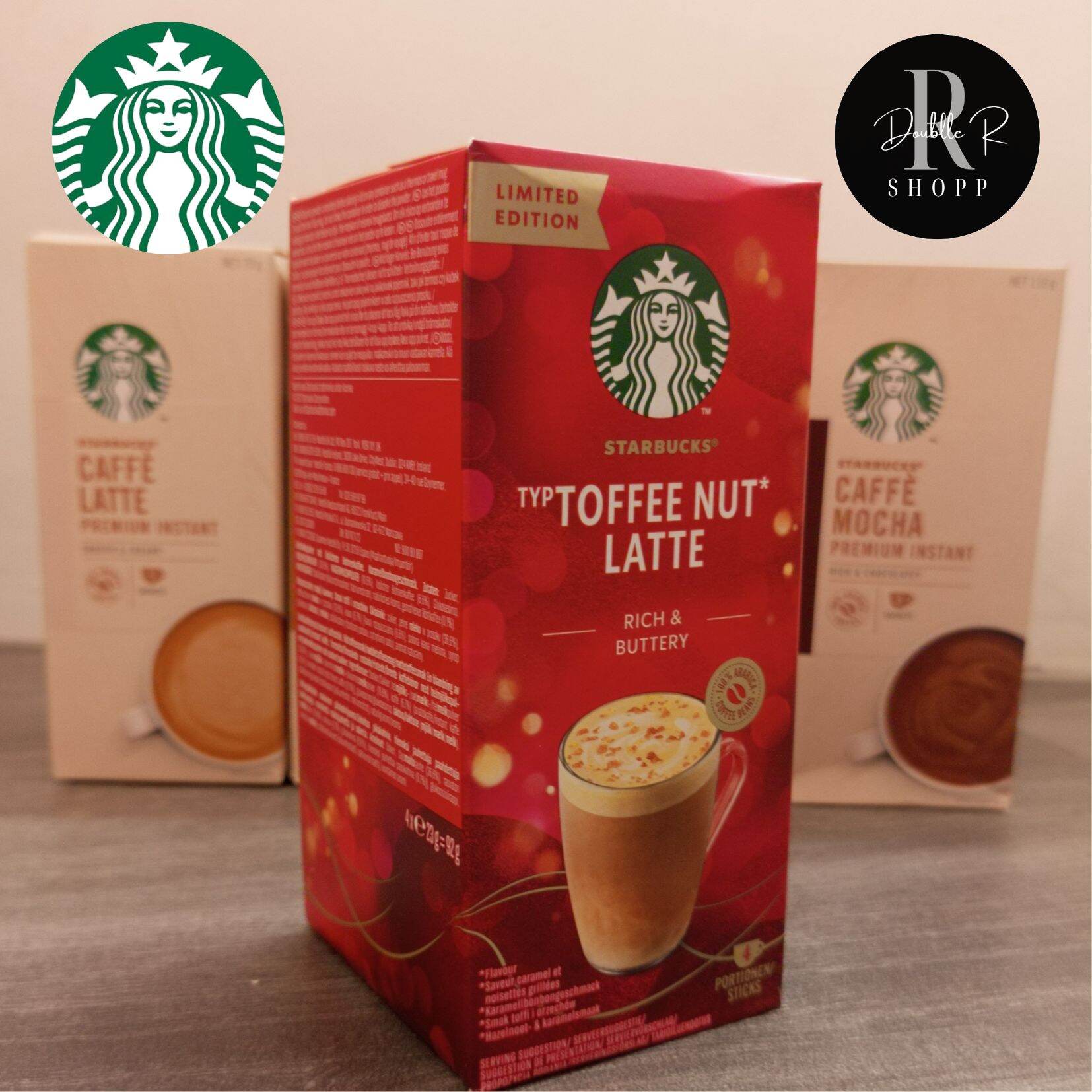 Starbucks Premium Instant 5 sachet(toffee nut latte 4 sachet) | Lazada PH