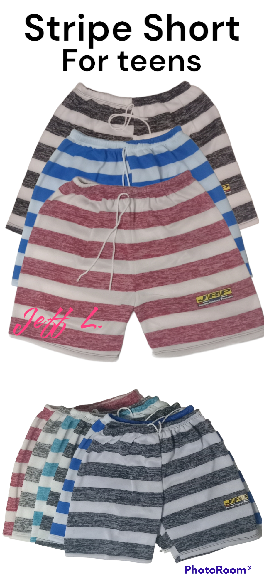Stripe Short for teens unisex | Lazada PH
