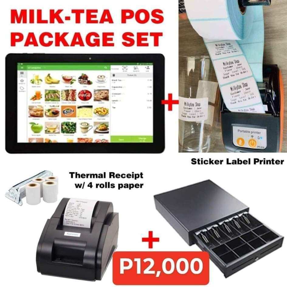 POS MACHINE WITH SYSTEM and Sticker label 2/32gb | Lazada PH