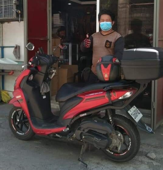 HRV BRACKET FOR YAMAHA MIO GRAVIS (powder coated) | Lazada PH