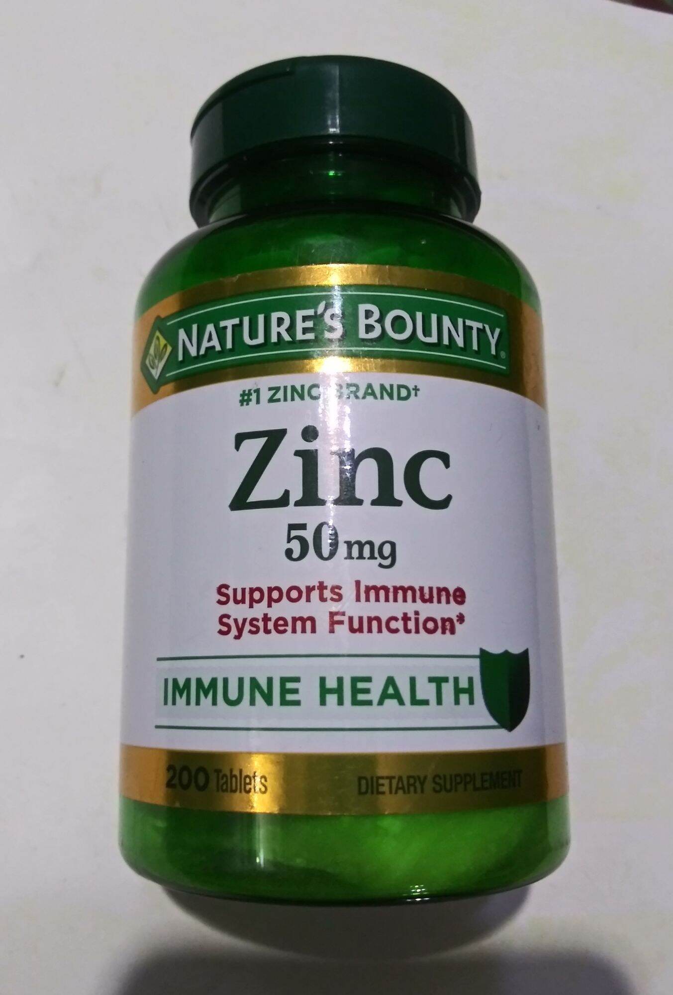 Zinc 50mg Nature's Bounty from the USA 🇺🇸 | Lazada PH