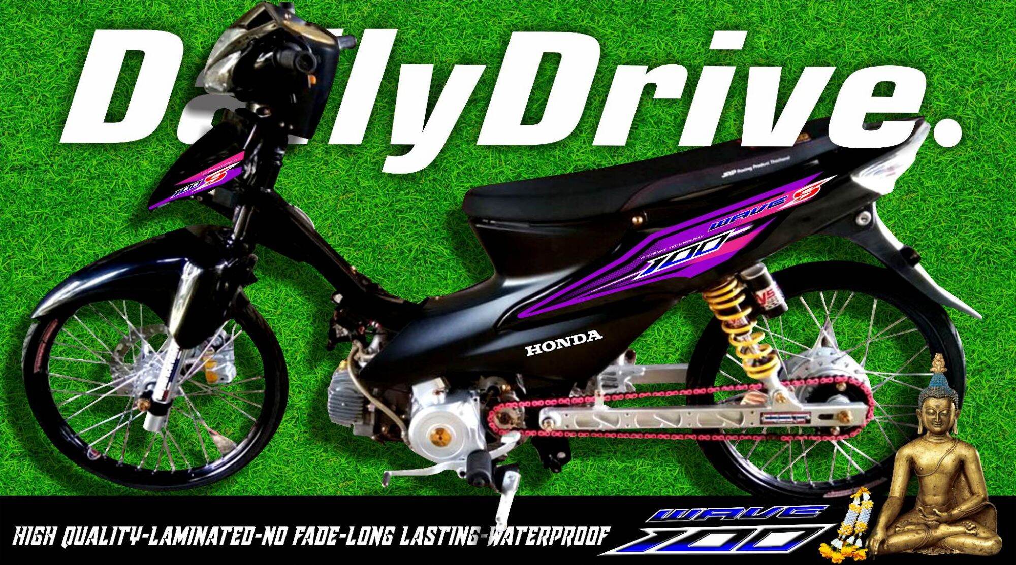 HONDA WAVE 100 Decal Sticker Wave S Design | Lazada PH