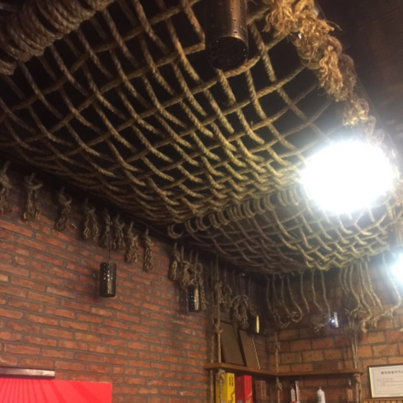 Hemp Rope Net Decorative Net Ceiling Net Wall Hanging Net Partition ...