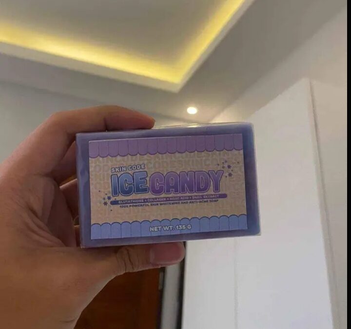 Ice candy whitening soap