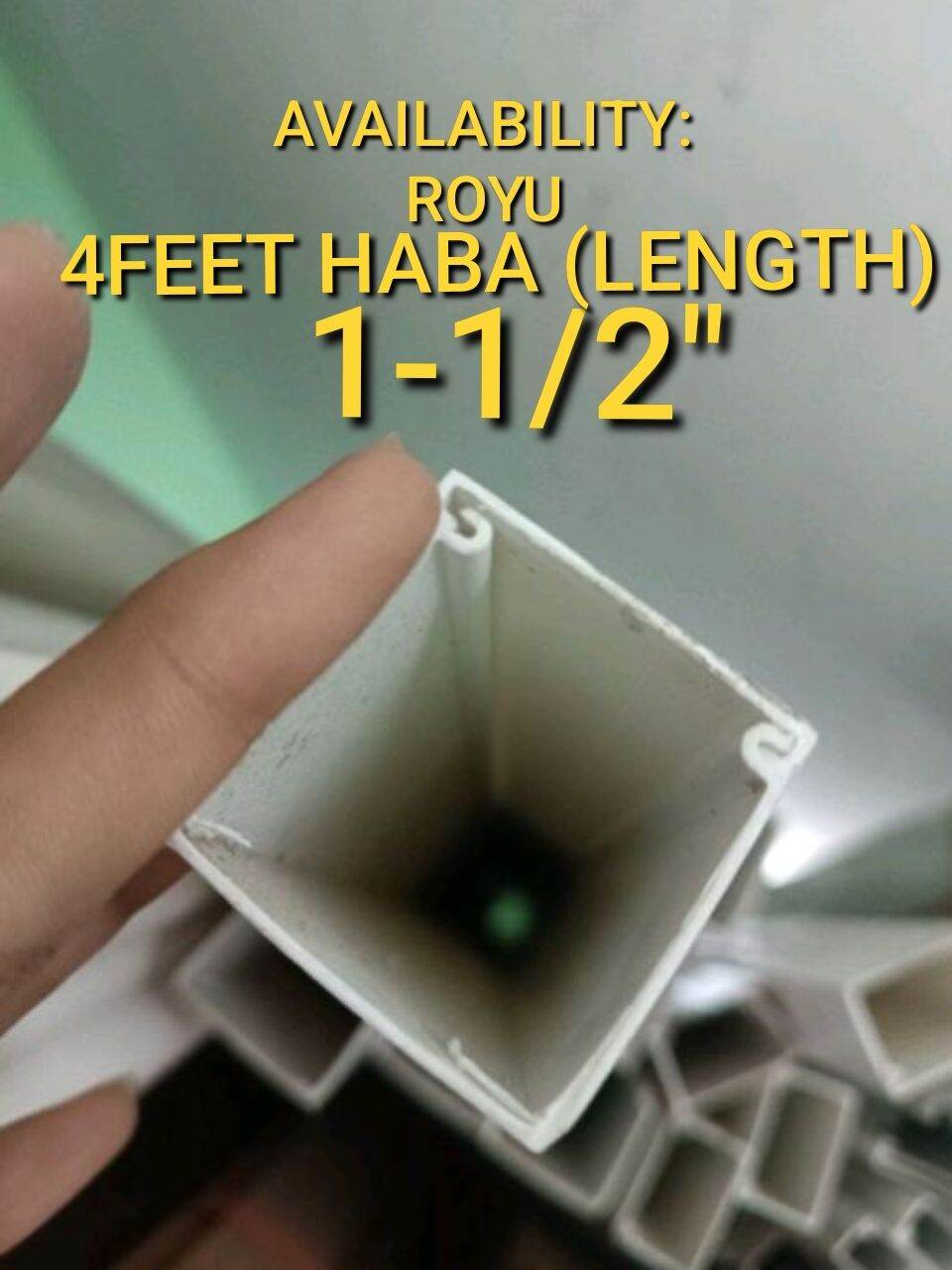 PLASTIC MOLDING/ PVC MOULDING 4FEET ONLY PANG COVER SA MGA ELECTRICAL WIRE 1/2,5/8,3/4,1,1-1/4,1 ...