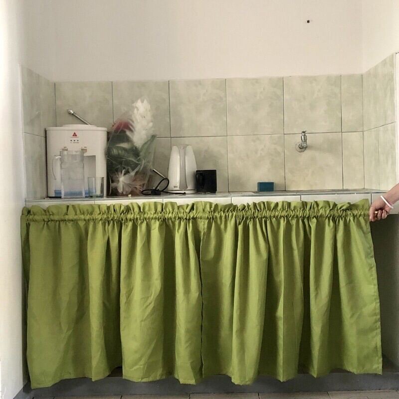 MNL Plain Kurtina | Lababo/Kitchen Curtain | Lazada PH