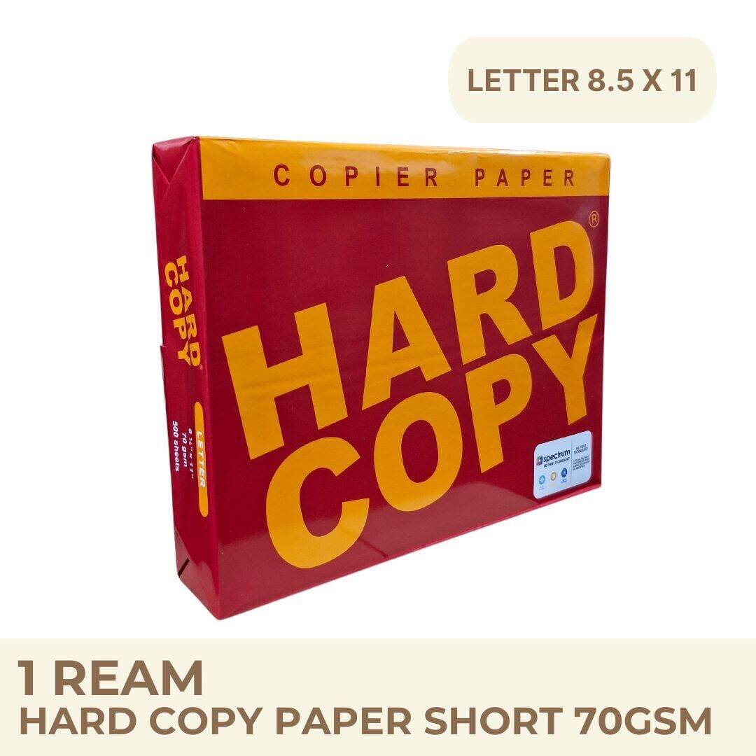 Hard Copy Bond Paper Long Short A4 70gsm & 80gsm 500 Sheets per Ream ...