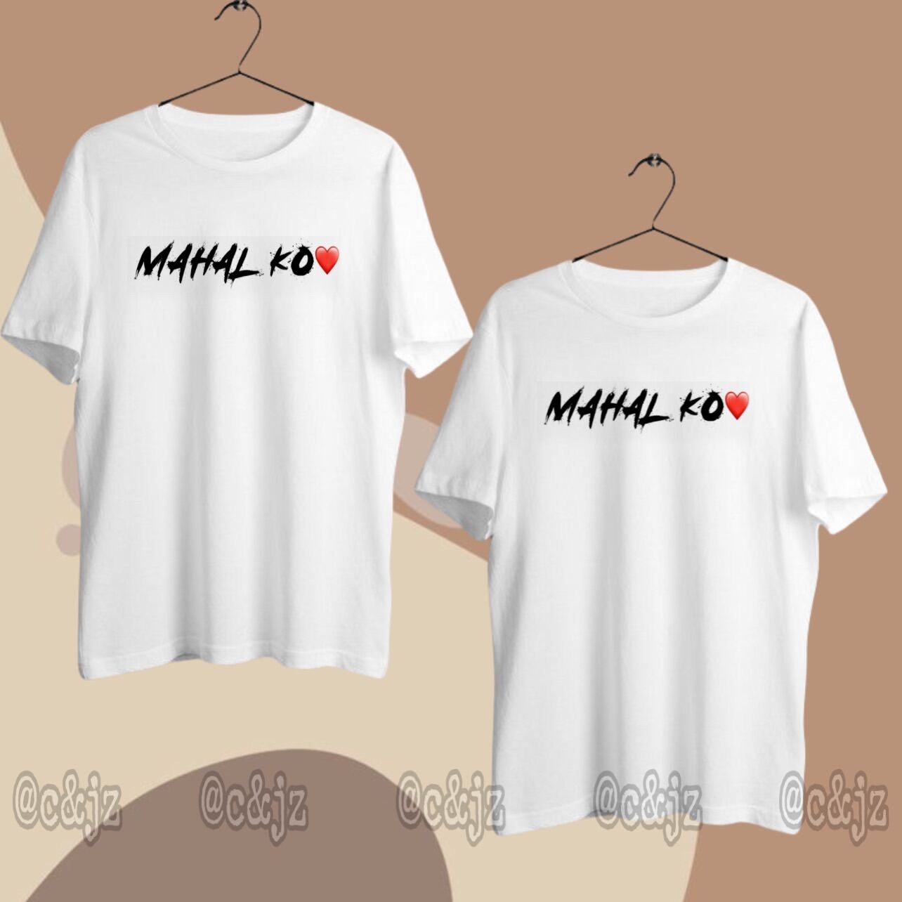 Mahal Ko Couple T-Shirt For Unisex Subli Print | Lazada PH