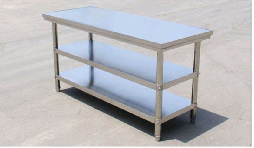 120cm x 60cm x 80cm preparation / working stainless table commecial ...