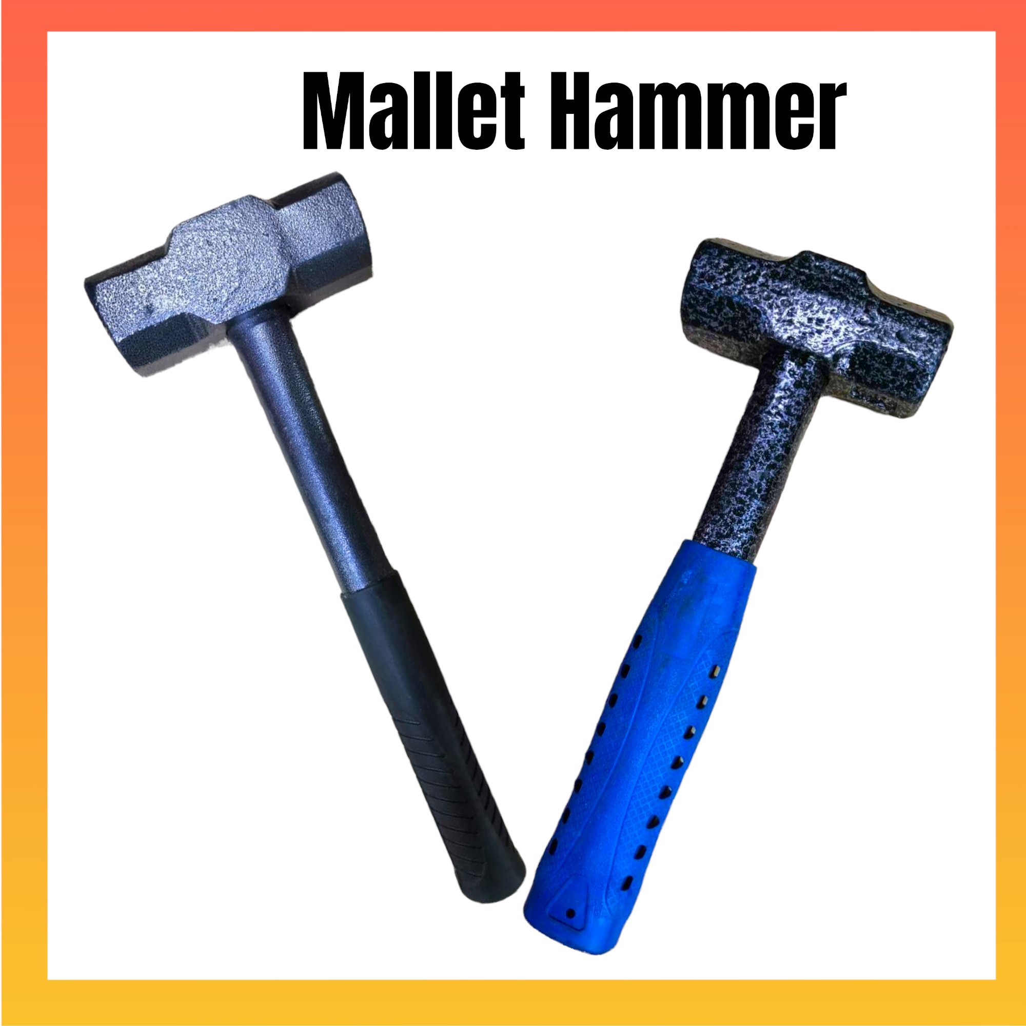 MASO SLEDGE HAMMER Metal body 4LB Heavy Duty By Mhers Merchandise ...