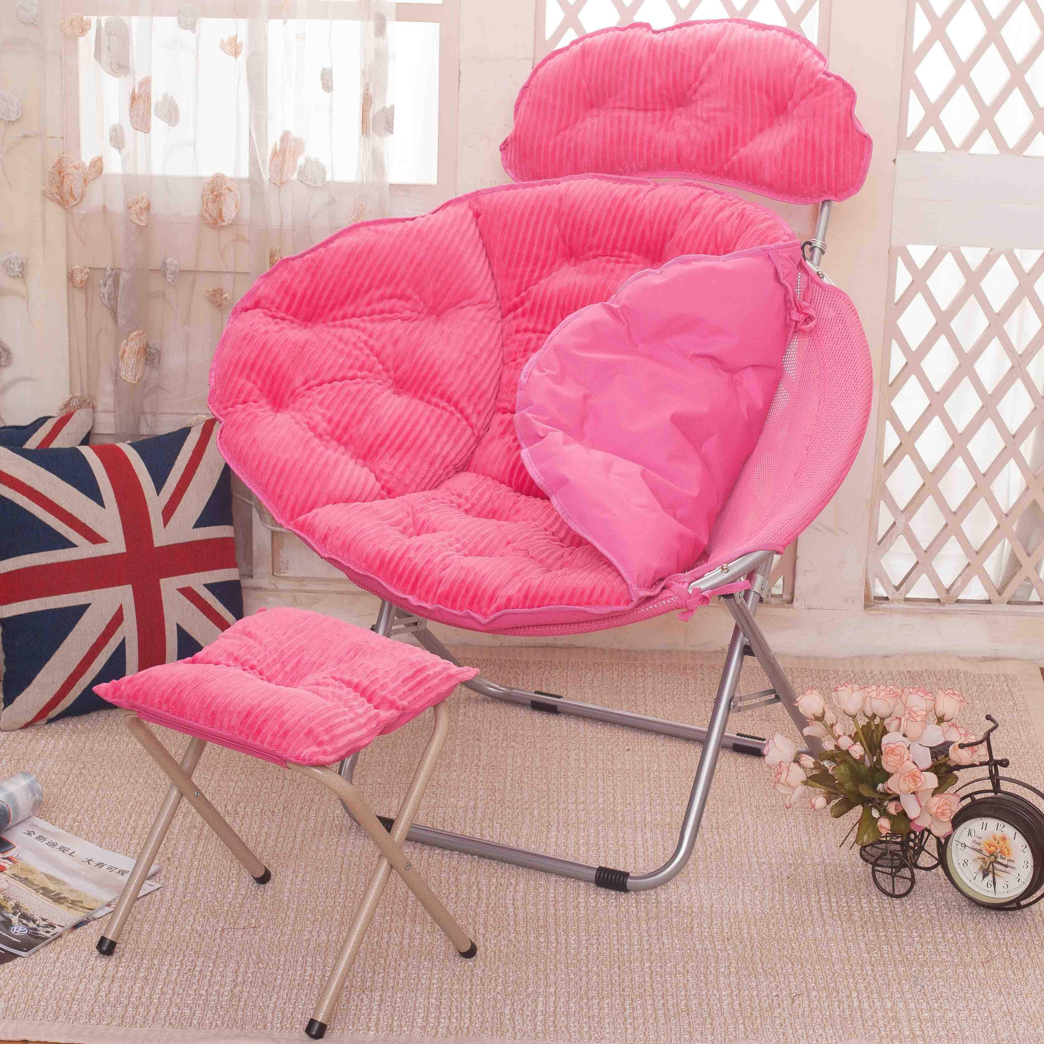 Maimi Home Large Moon Chair Lazy Chair Radar Chair Lunch Break Folding ...