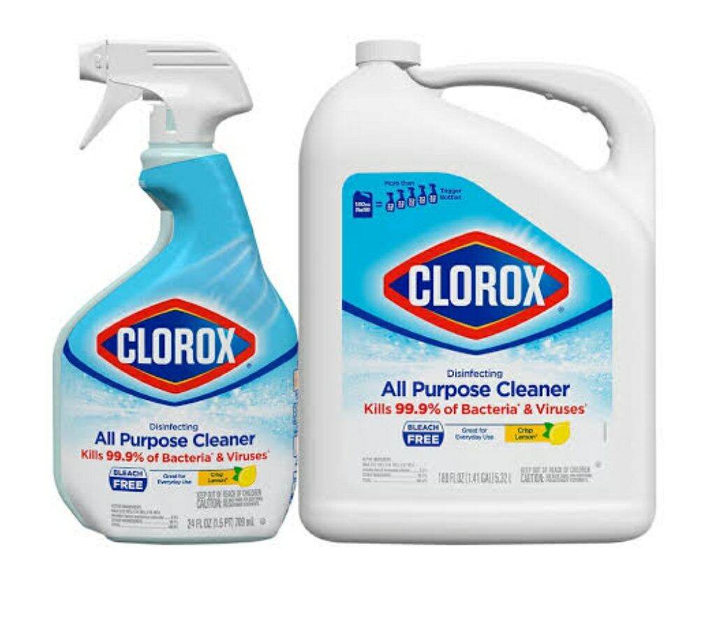 Clorox Disinfecting All Purpose Cleaner 1.41gal + 946ml Spray Bundle ...