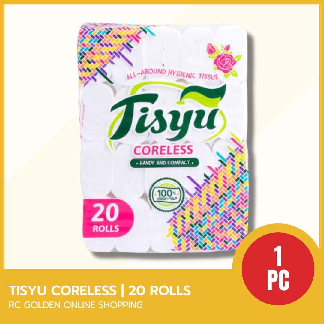 TISYU CORELESS BATHROOM TISSUE ( 20 ROLLS ) 2ply/30gsm | Lazada PH