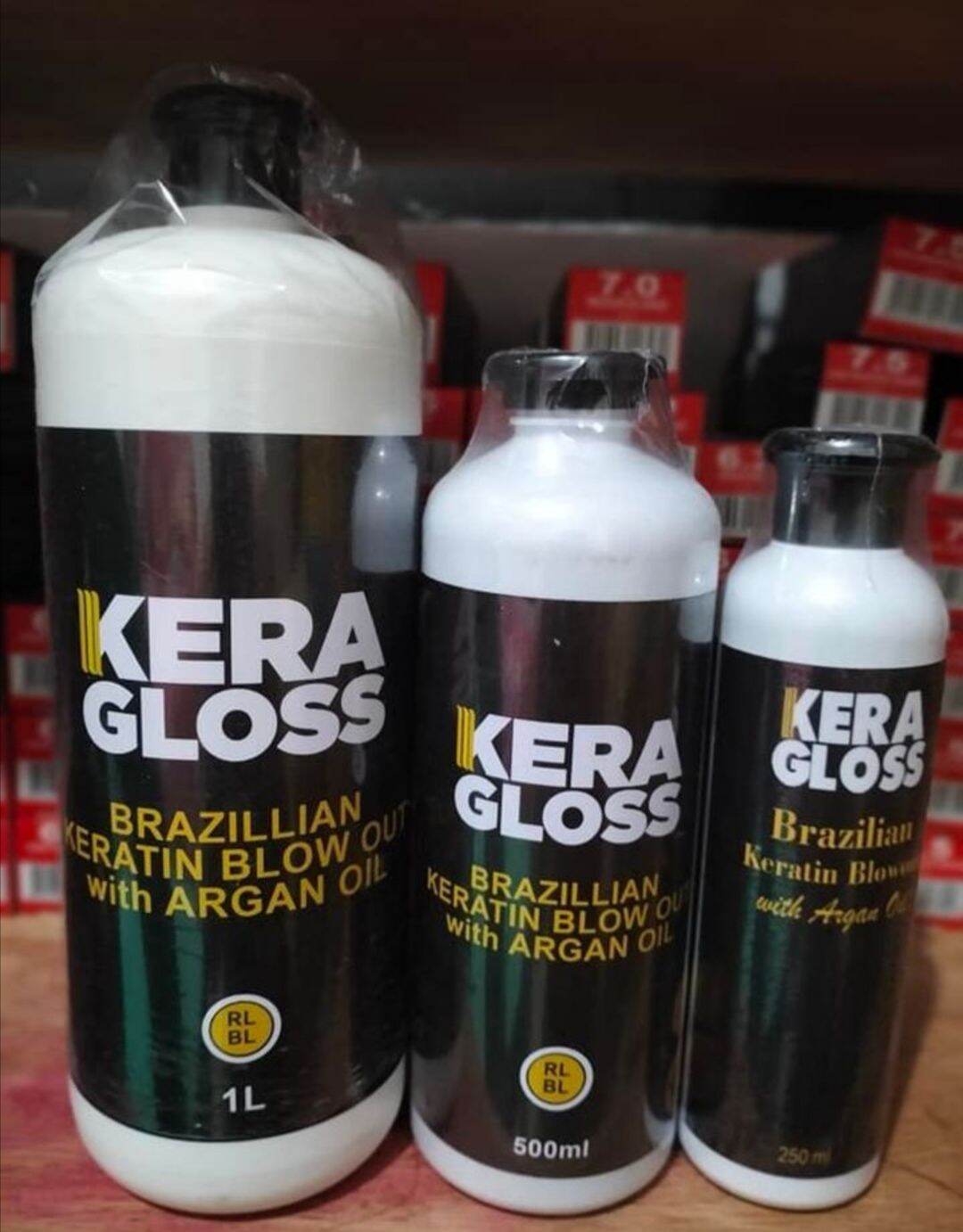 keragloss brazilian keratin blowout w/argan oil | Lazada PH