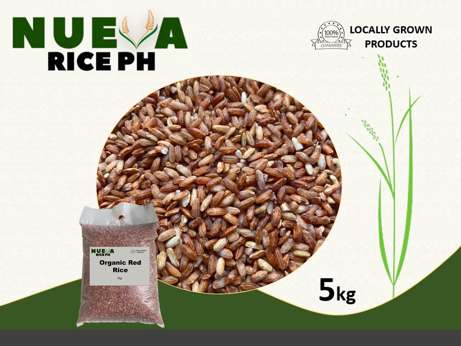 Organic Red Rice | 5 Kg | Lazada PH