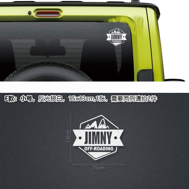 New Jimny Bumper Stickers Jimny Rhino off-Road Body Door Sticker Scar ...