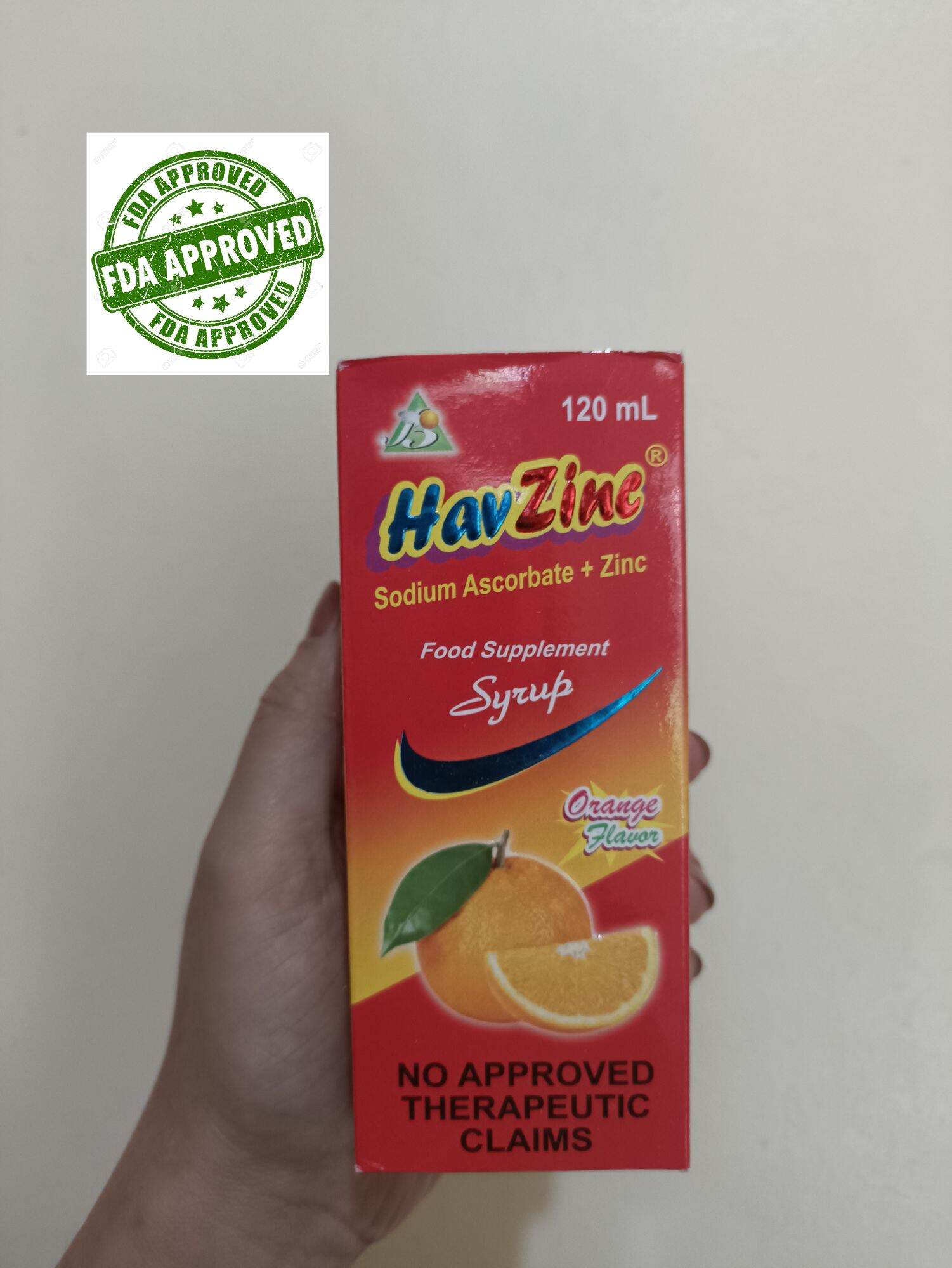 VITAMIN C FOR KIDS,SODIUM ASCORBATE WITH ZINC (HAVZINC) 120ML | Lazada PH