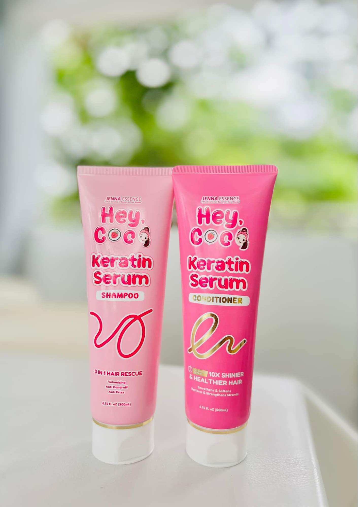 Hey Coco Keratin Serum Shampoo & Conditioner by Jenna Essence | Lazada PH