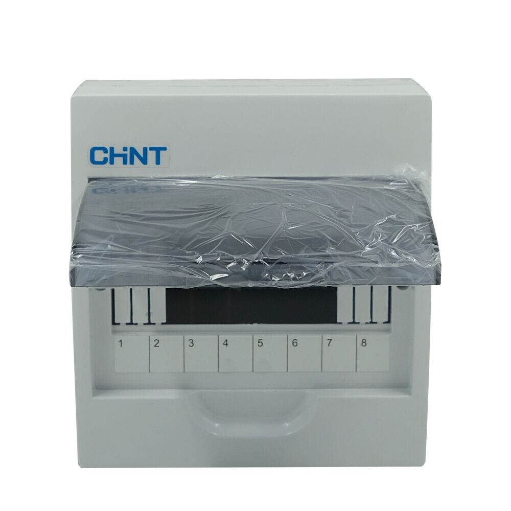 Chint Distribution box with bush bar 8 Way surface type circiut breaker ...