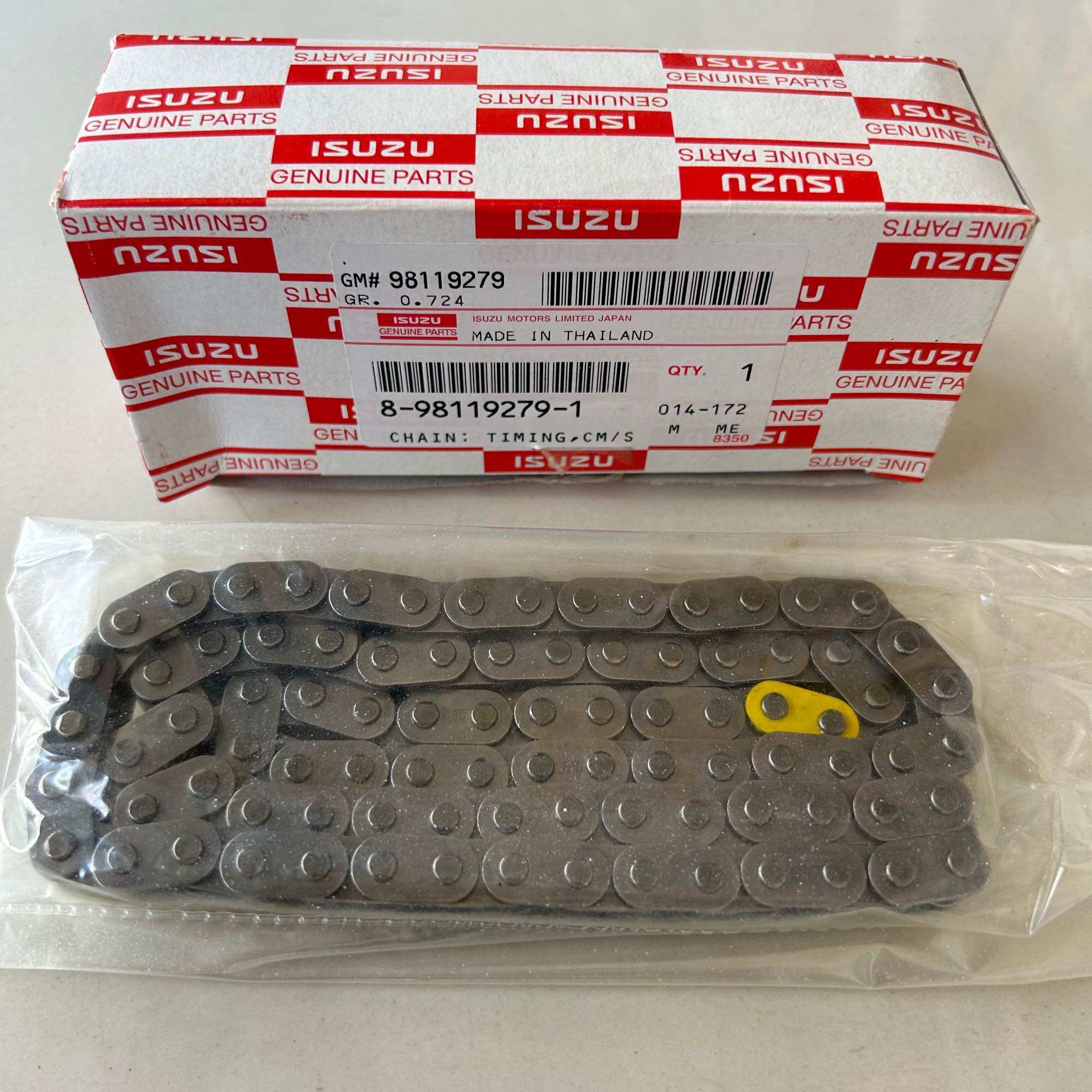 Timing Chain ISUZU D-MAX 4JJ1 / Alterra 4JJ1 / MUX 4JJ1 4JK 4JJ3 NLR ...