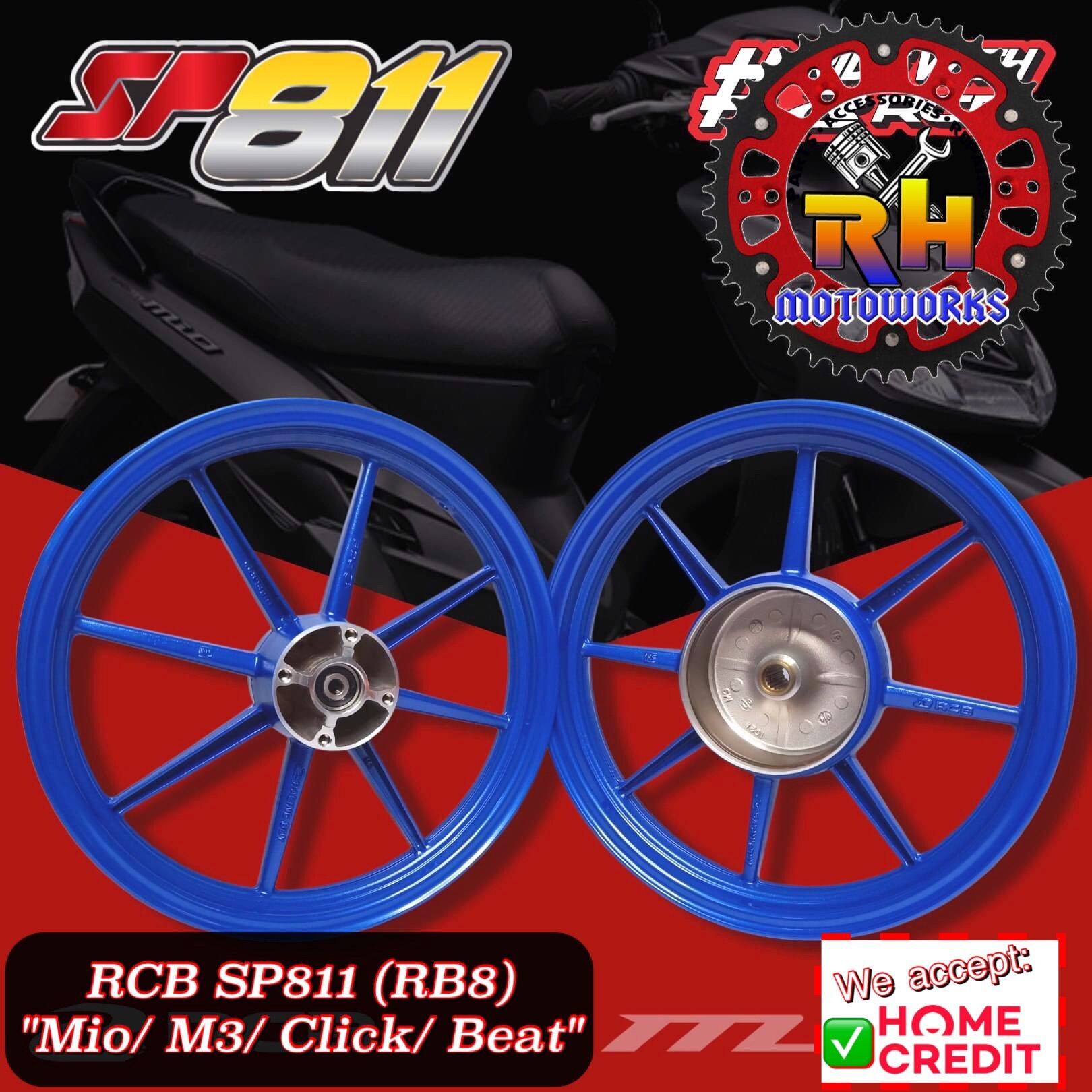 RCB Mags for Mio i 125/ Mio Soul i 125/ MX Carb/ Mxi 125 | Lazada PH